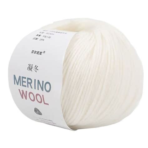 Elegant Merino Pure Wool Yarn Morandi Color Crochet Handmade Handicrafts Thread Hat Bag Shoe