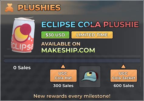 Éclipse Cola Plushie 日本語版evade Wiki