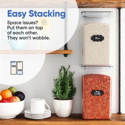 Extra Large Food Storage Containers With Lids Airtight 65l220 Ozse