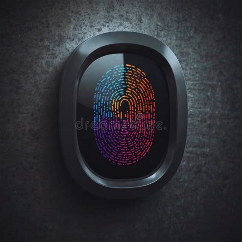 Biometric Authentication Button Stock Illustrations 1352 Biometric