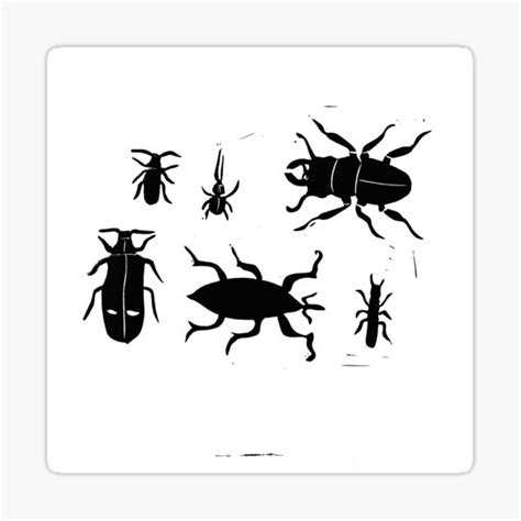 Beatles And Bugs Sticker By Studiomalu Redbubble