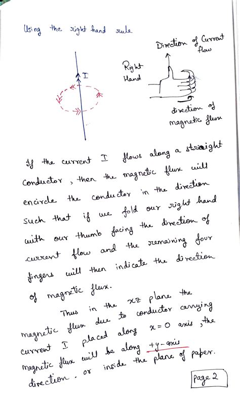 Solved D What Is The Direction Of The Magnetic Flux Density In The