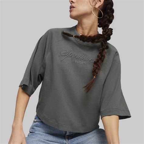 Playera Puma Oversize Classics Mujer