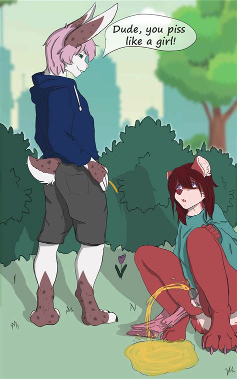 Rule 34 Anthro Bodily Fluids Chastity Cage Chastity Device Coya Crouching Duo Genital Fluids