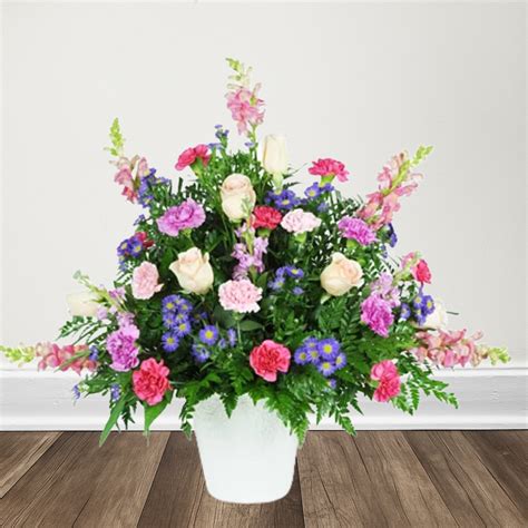 Serenity Sympathy Floor Basket Floreci