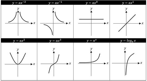 Basic Functions Graphs