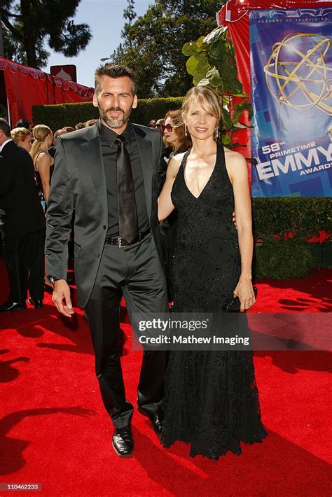 Oded Fehr And Wife Rhonda Tollefson During 58th Annual Primetime Emmy