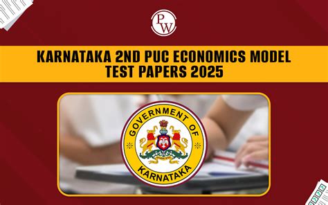 Karnataka 2nd Puc Economics Model Test Papers 2025 Pdfs