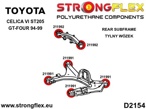 Rear Diff Mount Front Bush Sport Strongflex Uk