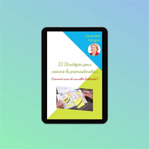 E Book 21 Stratégies Pour Vaincre La Procrastination Stratégies