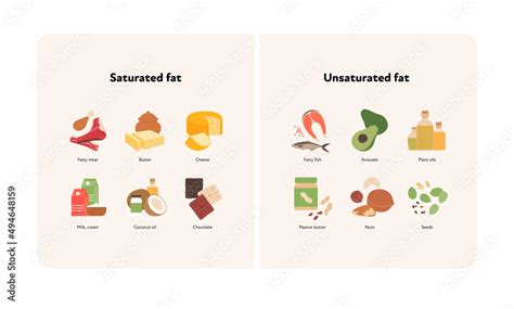 Healthy Food Guide Concept Vector Flat Modern Illustration Saturated
