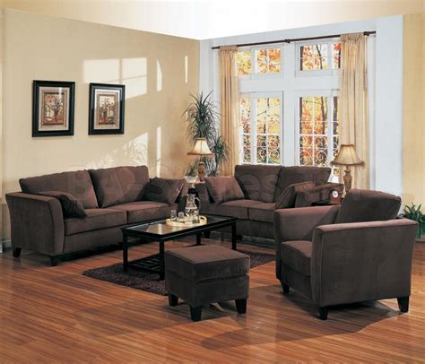 Best Wall Color Ideas For Living Room With Brown Furniture Chocolate