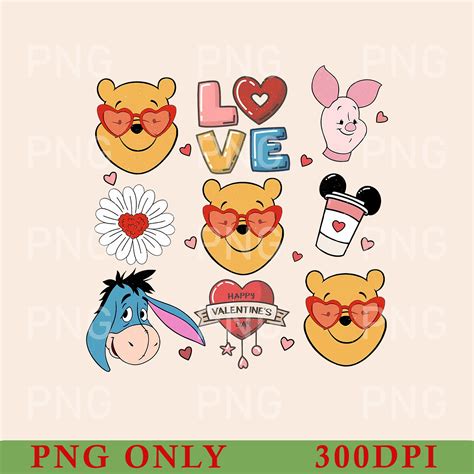 Happy Valentines Png Winnie The Pooh Valentine Png Valent Inspire