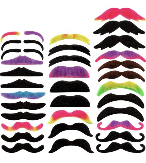 Mostacho Sticker X1 Disfraz