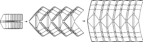 Figure 1 From Design Of An Origami Based Cylindrical Deployable