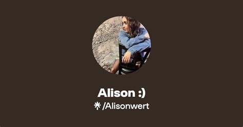 Alison Instagram Tiktok Linktree