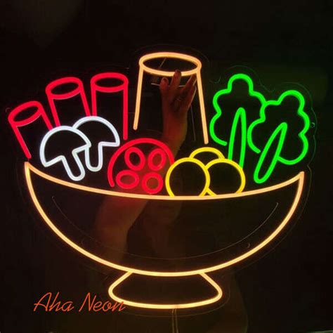Hotpot Led Business Light Sign Aha Neon