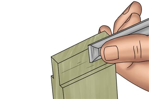 How To Cut A Mortise And Tenon Joint With A Wood Chisel Wd Tools
