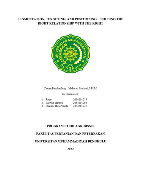 Segmentation Pdf