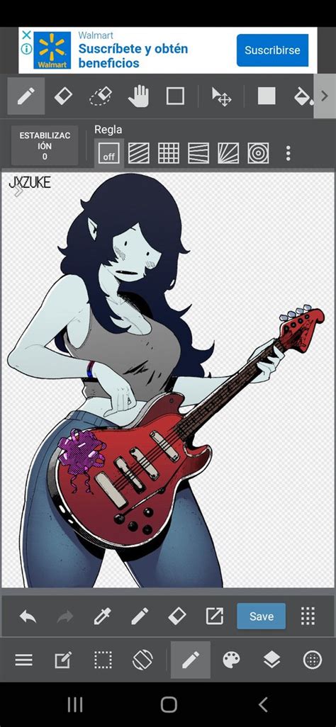 Marceline Floating Playing Bass Marceline Floating Playing Bass