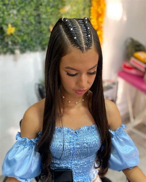 11 Peinados Con El Pelo Suelto Con Trenzas Para Inspirarte