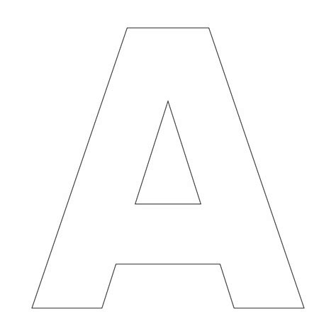 Free Printable Extra Large Letter Stencils Free Printable A Z