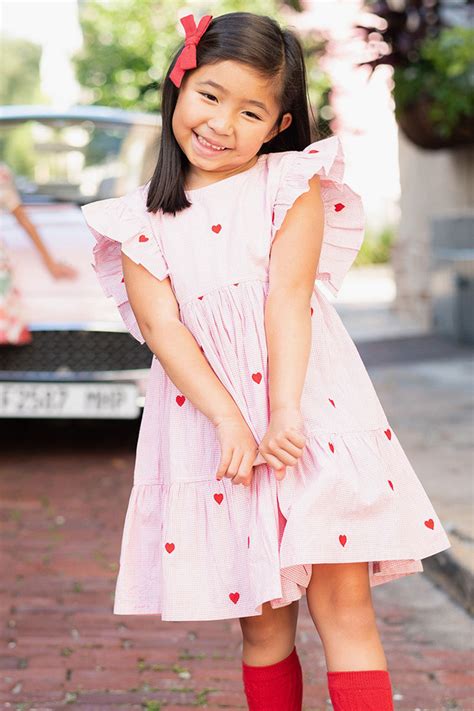 Girls Dress Pink Chicken Kit Size 10 Left Mini Ruby
