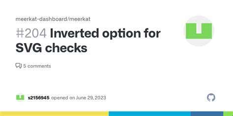 Inverted Option For Svg Checks · Issue 204 · Meerkat Dashboardmeerkat · Github