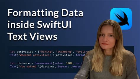 Formatting Data Inside Swiftui Text Views Youtube