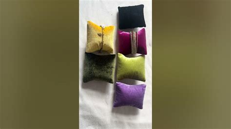 Custom Colors Velvet Bracelet Pillows Watch Cusion Pillows Bp01 Youtube