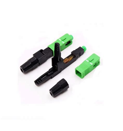 SC APC Fast Connector For Fiber Drop Cable Mm Mm