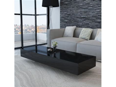 Table Basse Haute Brillance Noir Joq40120