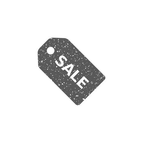 Sale Sign Icon In Grunge Texture Vector Illustration 39394406 Vector Art At Vecteezy