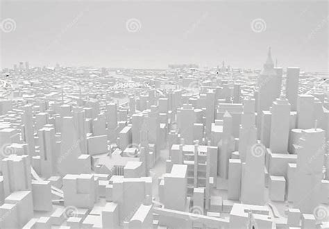 Edificios ArquitectÓnicos De La Ciudad Ejemplo 3d Stock De Ilustración Ilustración De
