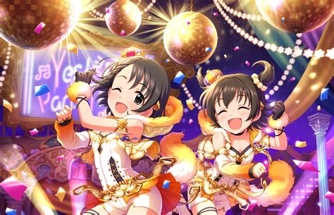 2girls Akagi Miria Annin Doufu Black Eyes Black Hair Blush Braids