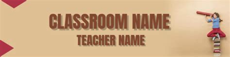 Classroom Header Template Postermywall