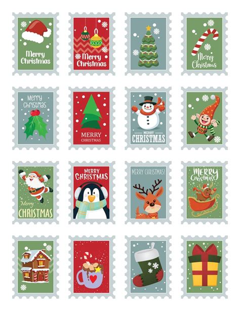 Free Printable Letter To Santa Coloring Pages Stamps And Envelopes