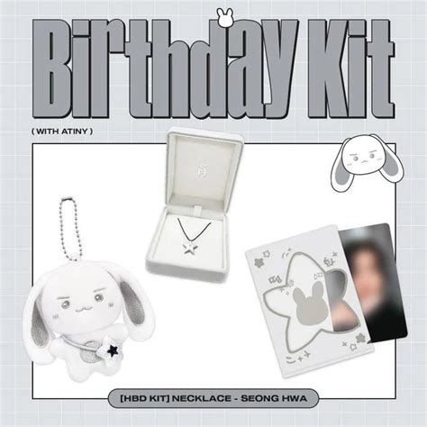 Pre Order Ateez Seonghwa Birthday Kit Kpopandlove