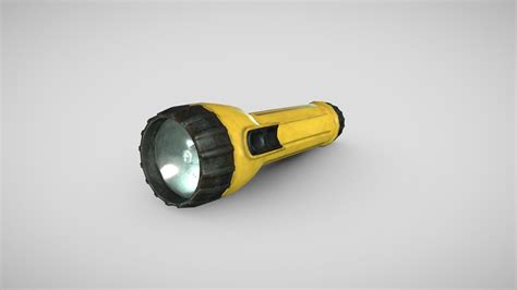 Flashlight 3d Model By Dismeon Ba7e939 Sketchfab