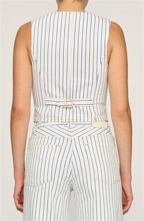 Dl1961 Stripe Denim Vest Nordstromrack