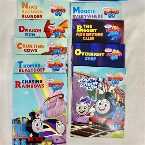Thomas Tank Engine Backpack And 9 Thomas Tank Engine Bookss