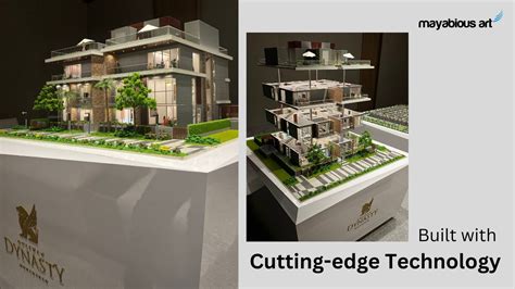 Creating Row House Projects With Exploded Architectural Scale Model A