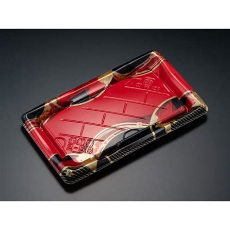 寿司容器 美鮮盛 2 5b はんか赤 リスパック テイクアウト容器の通販サイト【容器スタイル】