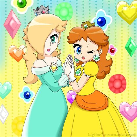 Rosalina And Daisy Super Mario Princess Princess Daisy Cute Eyes