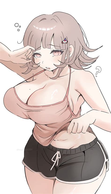 Rule 34 1girls O Alternate Costume Big Breasts Black Shorts Breasts Brown Hair Cleavage