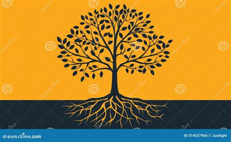 A Graphic Illustration Of A Tree With Roots Representing Wills And