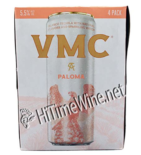 Vmc Paloma Sparkling Ready To Drink Cocktail Abv 4 Pack 12oz Cans