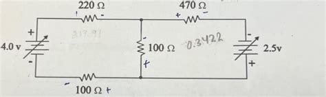 Calculate Current And Voltage Through Each Resistor Chegg Com