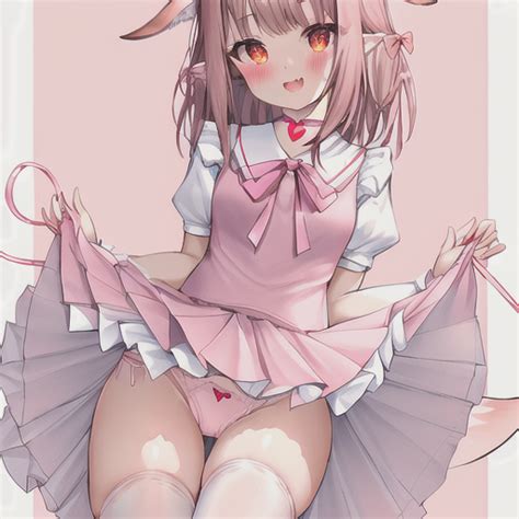 Rule 34 Ai Generated Blush Dark Fire Girl Panties Pink Hair Thighs 8441518