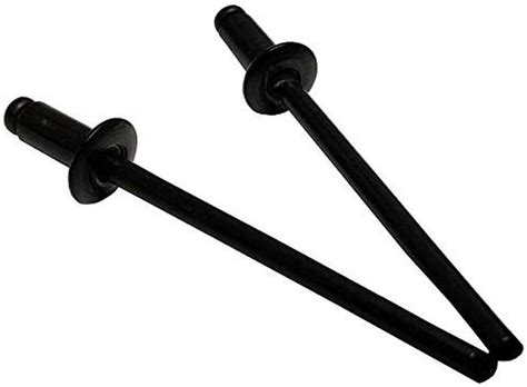 Diameter Black Aluminum Blind Rivet 376 500 Grip Range Dome Head
